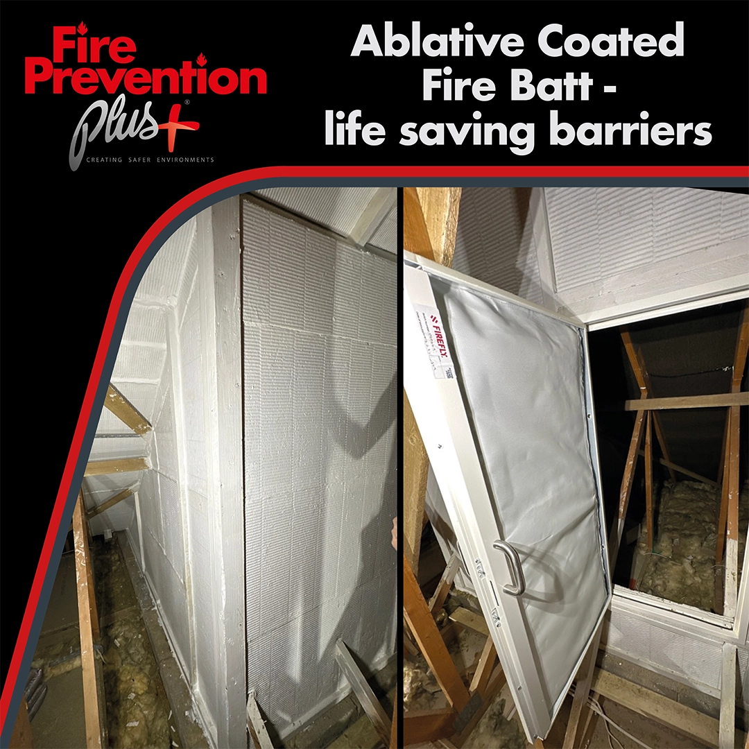 Ablative Coated Fire Batt - life saving barriers | Plus Group Limited